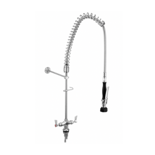 Stainless Steel Dual Hob Mounted Pre Rinse Unit